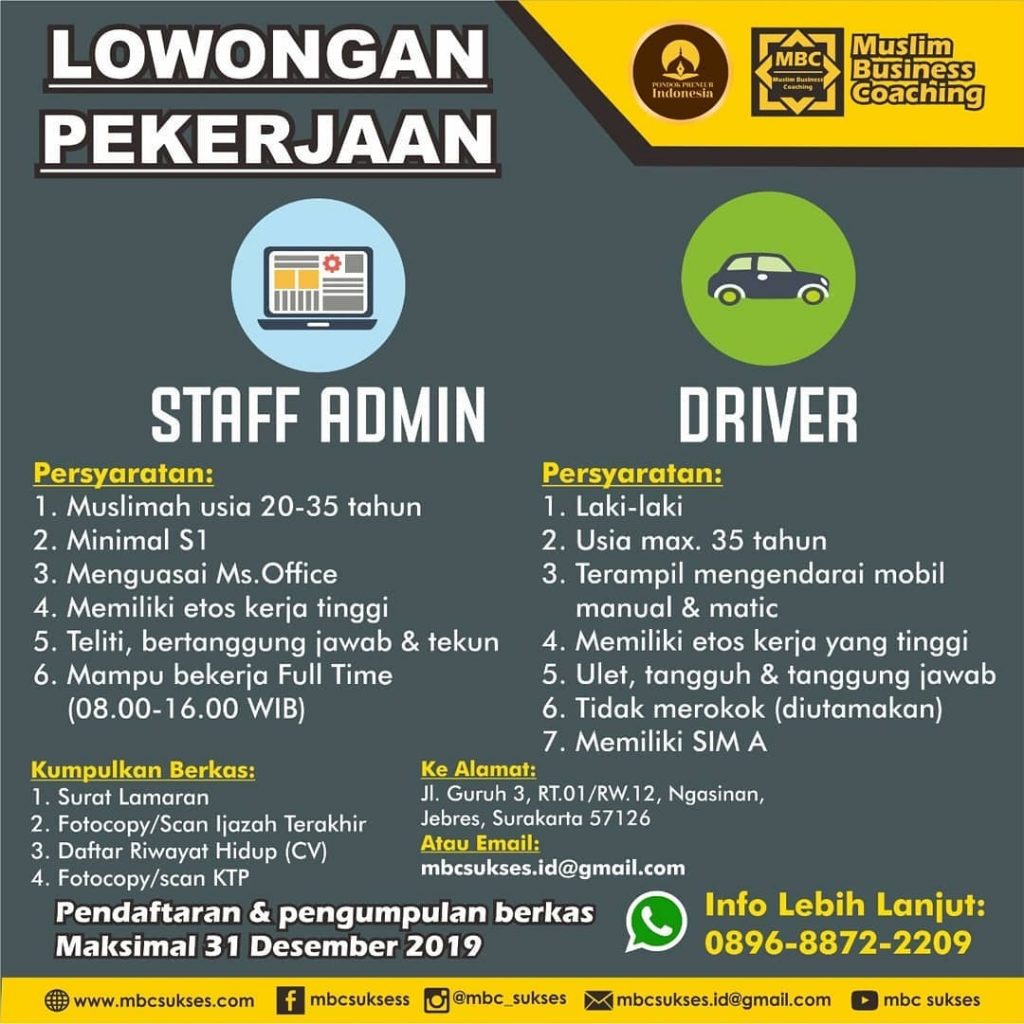 Lowongan Kerja Pondok Preneur Indonesia di Solo - INFO LOKER SOLO