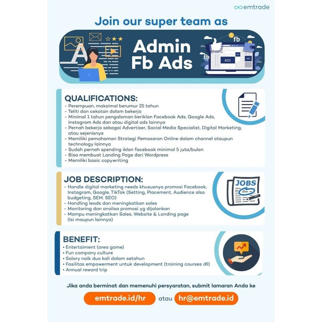 Lowongan Kerja Super Team EMTrade Surakarta - INFO LOKER SOLO