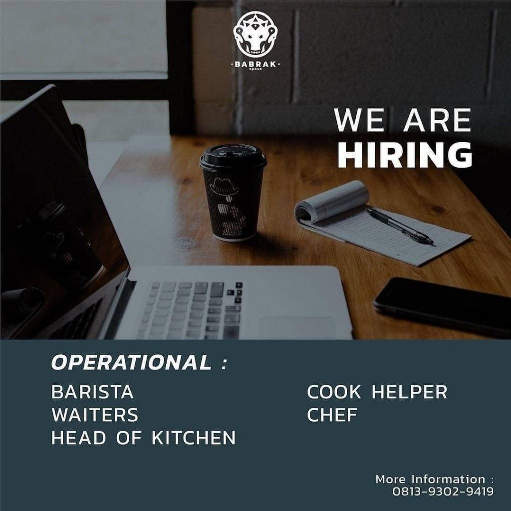 Lowongan Kerja Team Operational Babrak Space Coffee Shop di Solo - INFO ...