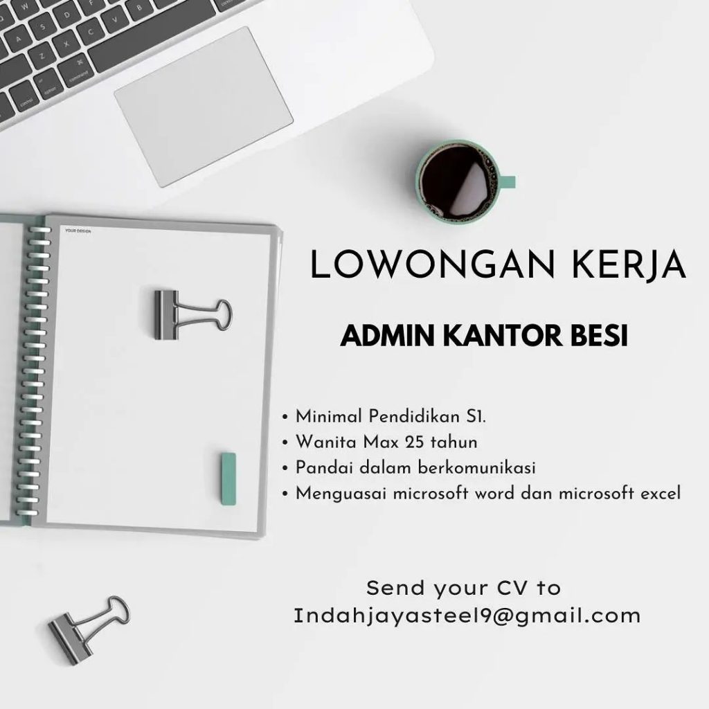 Lowongan Kerja Admin Kantor Indah Jaya Steel di Solo - INFO LOKER SOLO