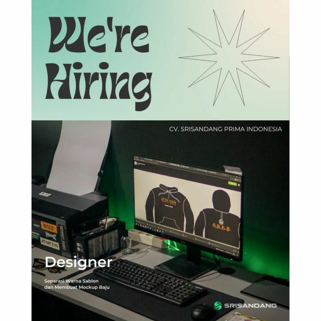 Lowongan Kerja September 2022 Designer CV Srisandang Prima Indonesia ...