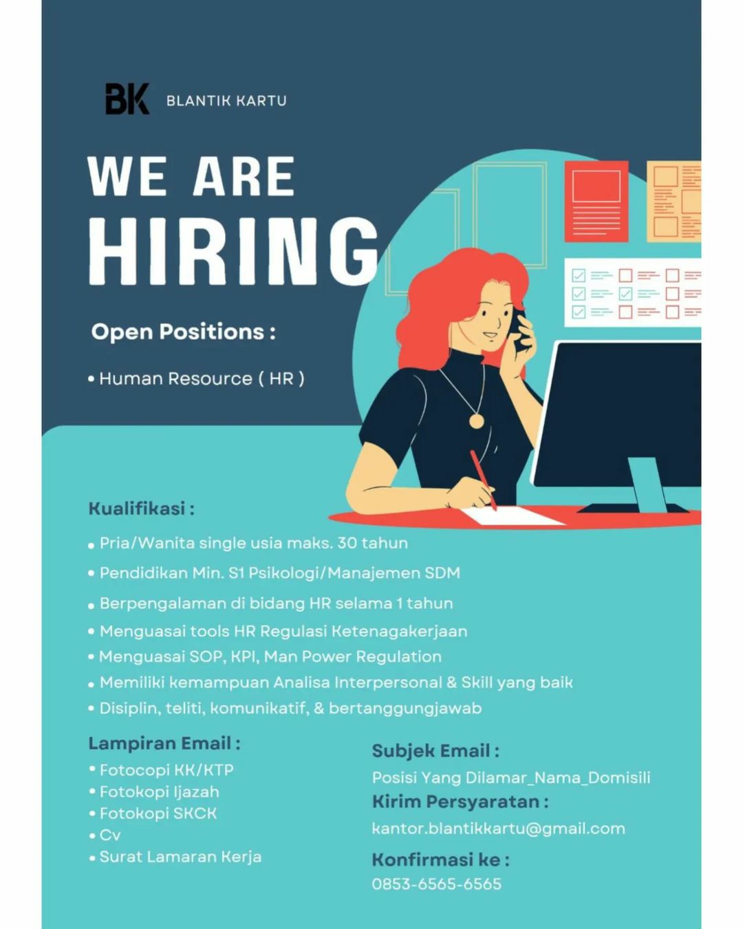 Lowongan Kerja Juni 2023 HRD Blantik Kartu di Solo - INFO LOKER SOLO