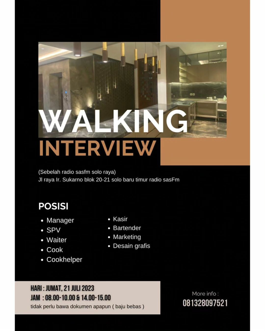 Lowongan Kerja Juli 2023 Crew Outlet Resto di Solo Baru - INFO LOKER SOLO